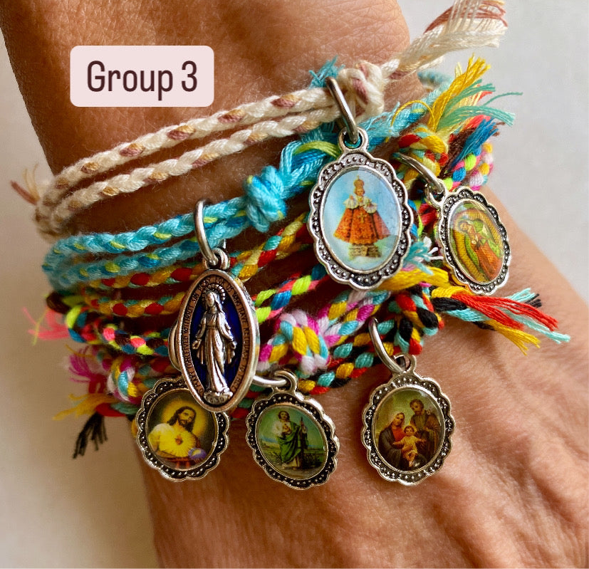 Set of six Devotional bracelets – Love & Drishti